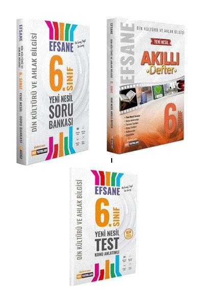 Ddy Yayınları 6.sınıf Din Kültürü ve Ahlak Bilgisi Seti Ddy Yayınları 6.sınıf Din Kültürü ve Ahlak Bilgisi Seti