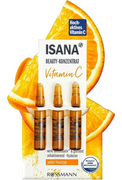 Isana Bakım Ampulu Vitamin C 3x6 ml