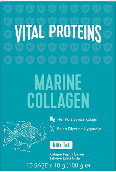 Vital Proteins Marine Collagen 10 Saşe X 10 Gr Nötr Tat Vital Proteins Marine Collagen 10 Saşe X 10 Gr Nötr Tat