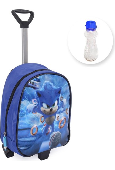 Masho Trend Çekçekli Parlak Sonic Anaokulu Çantası Suluk Süper Sonik Kreş Çantası Masho Trend Çekçekli Parlak Sonic Anaokulu Çantası Suluk Süper Sonik Kreş Çantası