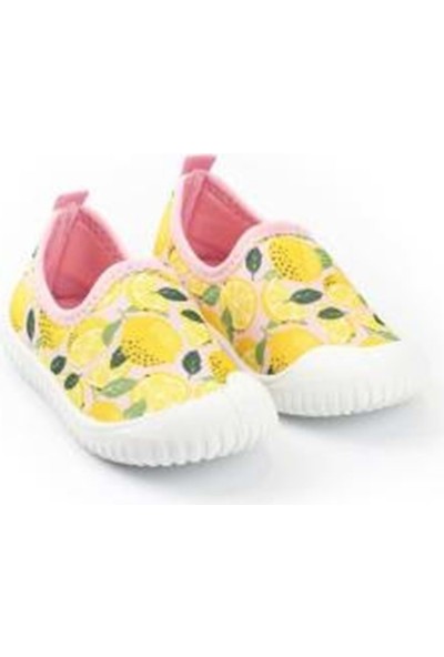Gezer Yazlık Keten Kız Bebe Ayakkabı