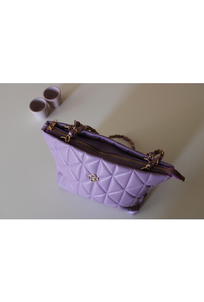 Kadın Lila Omuz Çantası