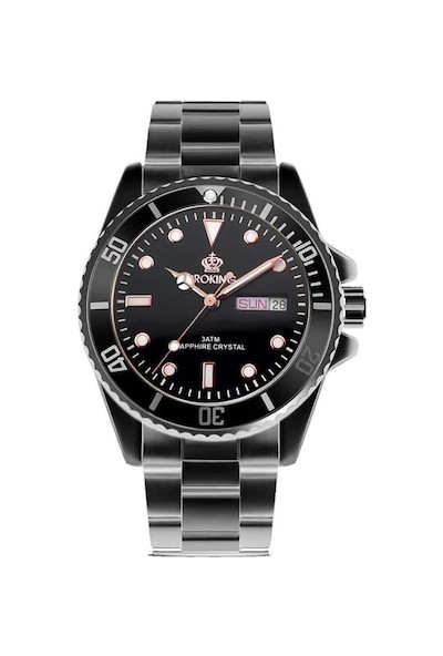 Proking 4008 Takvimli Çelik Kordonlu Erkek Kol Saati