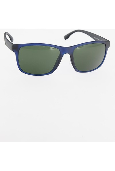 Lacivert Çerçeveli Siyah Saplı Erkek Güneş Gözlüğü