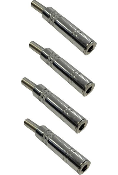 Hepa Merz SFC-FD63-4X Metal 6.35MM Dişi Jack 6.35MM Dişi Uzatma Jak (4 Adet) Hepa Merz SFC-FD63-4X Metal 6.35MM Dişi Jack 6.35MM Dişi Uzatma Jak (4 Adet)
