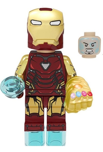 Xinh LEGO Uyumlu Iron Man Eldivenli Minifigür Xinh LEGO Uyumlu Iron Man Eldivenli Minifigür