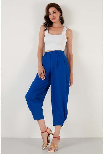 Lela Rahat Kalıp Yüksek Bel Cepli Jogger Pantolon Bayan Pantolon 6058113 Lela Rahat Kalıp Yüksek Bel Cepli Jogger Pantolon Bayan Pantolon 6058113