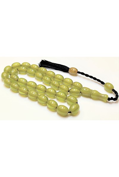 Iskeçe Tesbih Özel Işçilikli El Cilalı Tasarım ve Kondüsyon Harikası Osmanlı Benzetme