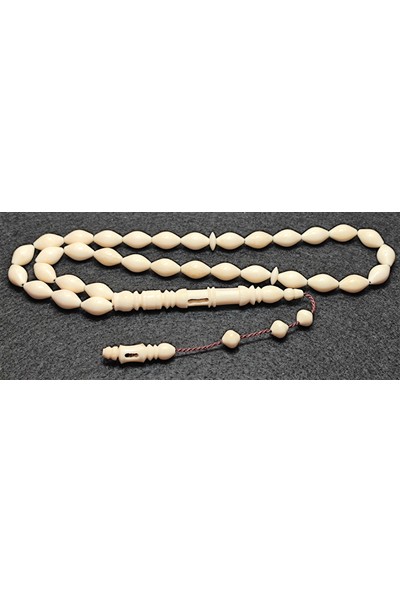 Iskeçe Tesbih Özel Işçilikli El Cilalı Orjinal Deve Kemiği