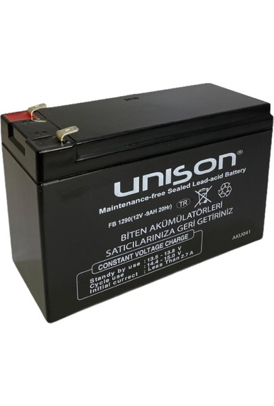 Unison Çocuk Oyuncak Araba Aküsü Unıson (Pili, Bataryası) 12 Volt(V) 9 Amper(Ah) (Pilsan ve Benzer Markalar Unison Çocuk Oyuncak Araba Aküsü Unıson (Pili, Bataryası) 12 Volt(V) 9 Amper(Ah) (Pilsan ve Benzer Markalar