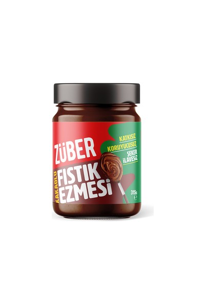 Züber Kakaolu Ballı Fıstık Ezmesi 315 G Züber Kakaolu Ballı Fıstık Ezmesi 315 G