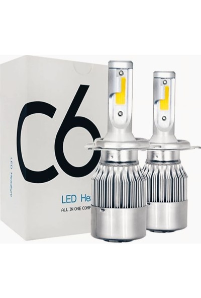 Tawitec C6 Fan Soğutmalı LED Xenon Far Ampul Şimşek Etkili 2 Adet -H1-H3-H4-H7-H11-HB3(9005)-HB4(9006) Tawitec C6 Fan Soğutmalı LED Xenon Far Ampul Şimşek Etkili 2 Adet -H1-H3-H4-H7-H11-HB3(9005)-HB4(9006)