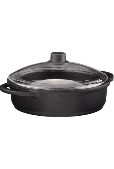 Bernardo Siena Döküm 28 cm Sığ Titanyum Tencere