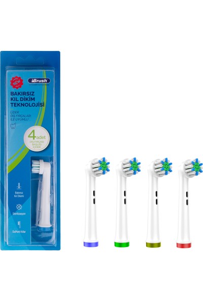 Ibrush Ultra Sensitive Pro Oral-B Şarjlı Diş Fırçası Yedek Başlığı (Bakırsız Dikiş Teknolojisi) Ibrush Ultra Sensitive Pro Oral-B Şarjlı Diş Fırçası Yedek Başlığı (Bakırsız Dikiş Teknolojisi)