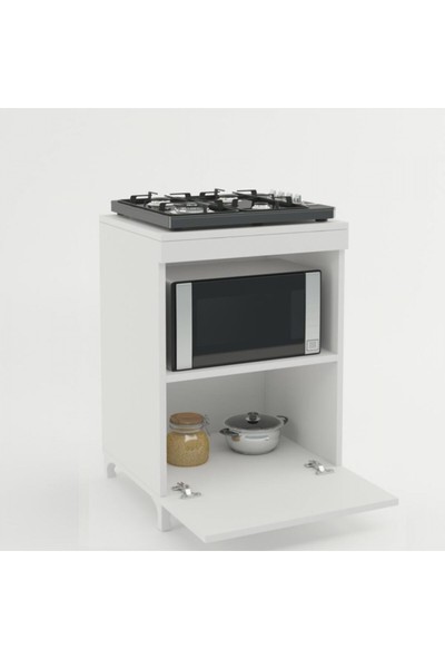 Kenzlife Beyaz Mutfak Ocak Dolabı 85*60*57 Kenzlife Beyaz Mutfak Ocak Dolabı 85*60*57