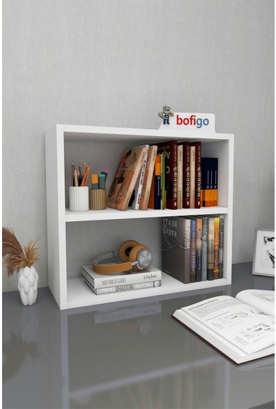 Bofigo Çok Amaçlı Dekoratif Raf Masa Üstü Raf Tezgah Üstü Raf Masa Üstü Kitaplık Beyaz Bofigo Çok Amaçlı Dekoratif Raf Masa Üstü Raf Tezgah Üstü Raf Masa Üstü Kitaplık Beyaz