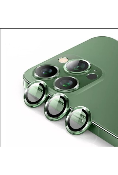 Pirok Store iPhone 13 Pro / 13 Pro Max Uyumlu Halka Set Metal Lens Koruyucu Cam Pirok Store iPhone 13 Pro / 13 Pro Max Uyumlu Halka Set Metal Lens Koruyucu Cam