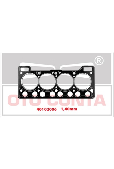 Otoconta Silindir Kapak Conta R12 1400 Siyah Otoconta Silindir Kapak Conta R12 1400 Siyah