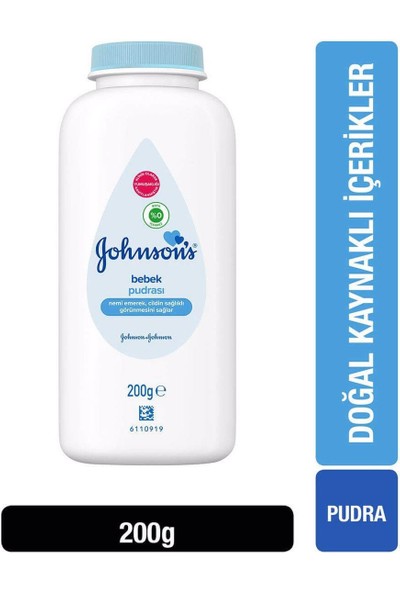 Johnsons Baby Johnson's Baby Pudra 200 gr