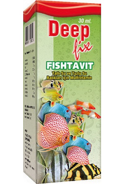 Deep Fix Fistavit Balık Vitamini 30 cc Deep Fix Fistavit Balık Vitamini 30 cc