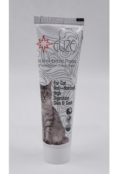 Elize Anti-Hairball Malt Kedi Macunu 100GR (Tüy Yumağı Önleyici ve Tüy Sağlığı Destekleyici)