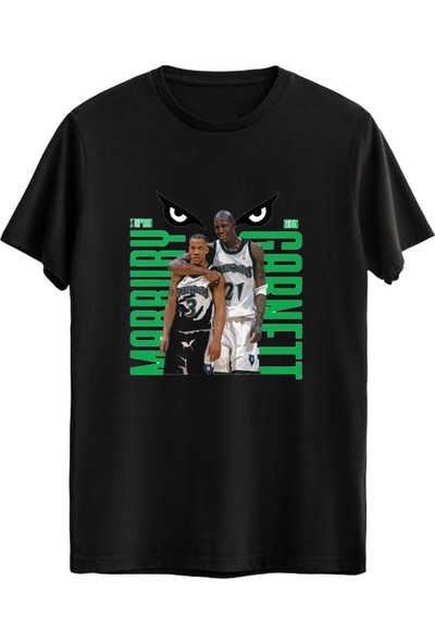 Art's Marbury & Garnett Unisex Tasarım Tişört Art's Marbury & Garnett Unisex Tasarım Tişört