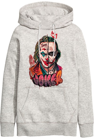 Art's Joker 2faces Unisex Tasarım Sweatshirt
