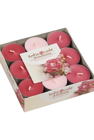 Rubinlicht Tealight Gül Bahçesi 18'li Rubinlicht Tealight Gül Bahçesi 18'li