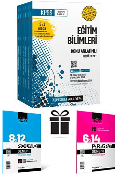 2022 KPSS Eğitim Bilimleri Konu Anlatımlı Modüler Set 6 Kitap En Güncel Video Dersler 5 Adet Online Deneme Sınavı + 2 Pegem Yayınları 2022 KPSS Eğitim Bilimleri Konu Anlatımlı Modüler Set 6 Kitap En Güncel Video Dersler 5 Adet Online Deneme Sınavı + 2 Pegem Yayınları