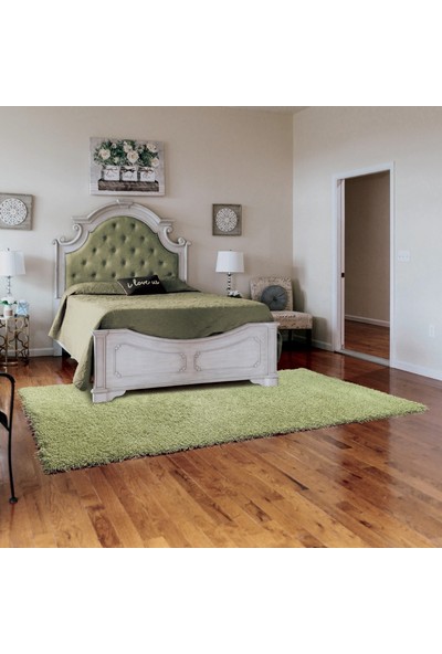 AGKHOME Amerikan Shaggy Halı - 120 x 240 cm - Yeşil AGKHOME Amerikan Shaggy Halı - 120 x 240 cm - Yeşil