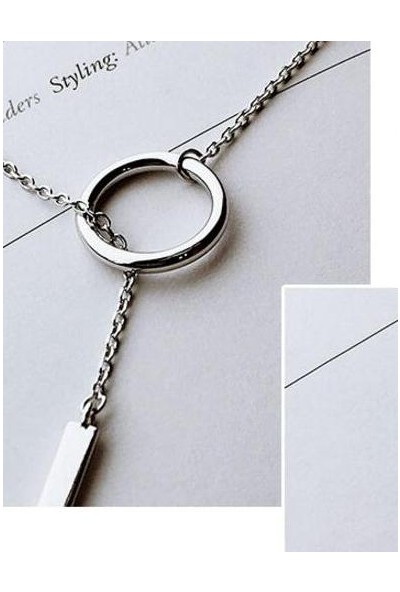 Takiandmore 925 Uzun Ömürlü Kararmaz Kolye Uzun Zincirli Kilitsiz Geçmeli Avangarde Trend Kolye Takiandmore 925 Uzun Ömürlü Kararmaz Kolye Uzun Zincirli Kilitsiz Geçmeli Avangarde Trend Kolye