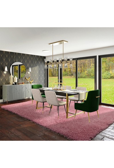AGKHOME Amerikan Shaggy Halı - 240 x 360 cm - Pembe AGKHOME Amerikan Shaggy Halı - 240 x 360 cm - Pembe