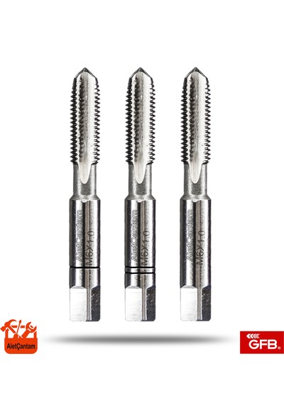 Gfb Kılavuz Hss Metrik 3'lü Takım Klavuz M 5 Gfb Kılavuz Hss Metrik 3'lü Takım Klavuz M 5