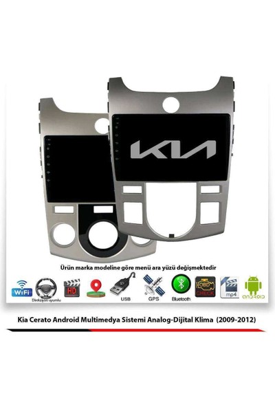 Nakamichi Kia Cerato Android Multimedya Sistemi Analog Dijital Klima (2009-2012) 4 GB Ram 64 GB Hafıza 8 Çekirdek Nakamichi Japon Markası Nakamichi Kia Cerato Android Multimedya Sistemi Analog Dijital Klima (2009-2012) 4 GB Ram 64 GB Hafıza 8 Çekirdek Nakamichi Japon Markası