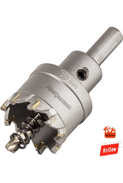 Knisaw Delik Testere 35MM Panç Inox ( Paslanmaz Saca Uygundur) Knisaw Delik Testere 35MM Panç Inox ( Paslanmaz Saca Uygundur)