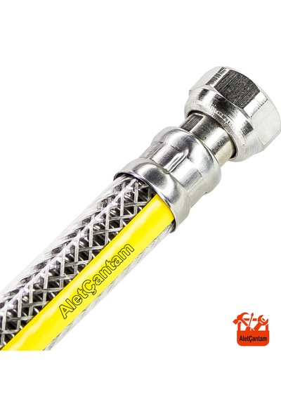 Doğalgaz Ocak Hortumu (Yeni Tip Örgülü !!) 200 cm Doğalgaz Ocak Hortumu (Yeni Tip Örgülü !!) 200 cm