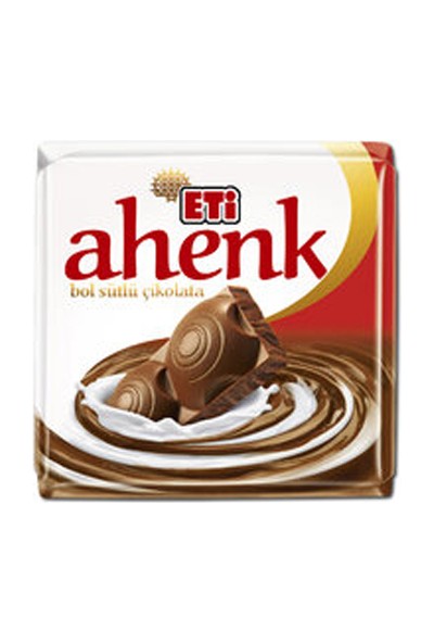 Eti Ahenk Bol Sütlü Kare Çikolata 60 gr
