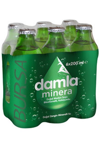 Damla Minera Mineralli Su 6 x 200 ml Damla Minera Mineralli Su 6 x 200 ml