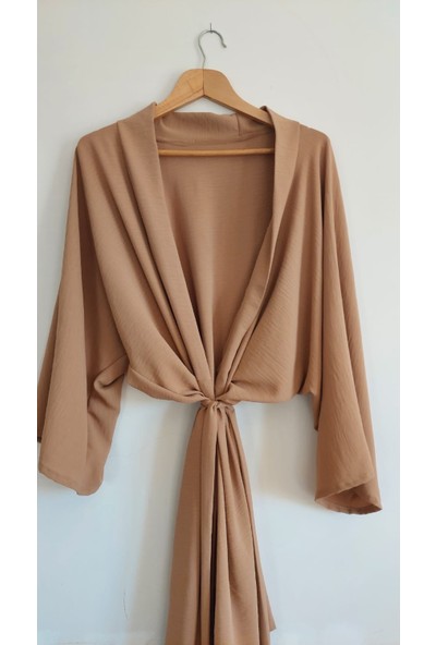 Vovo Design Camel Kimono & Kaftan Elbise Vovo Design Camel Kimono & Kaftan Elbise