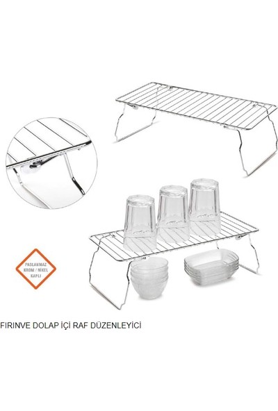 Cherche Dolap Içi Katlanır Metal Raf Organizer Cherche Dolap Içi Katlanır Metal Raf Organizer
