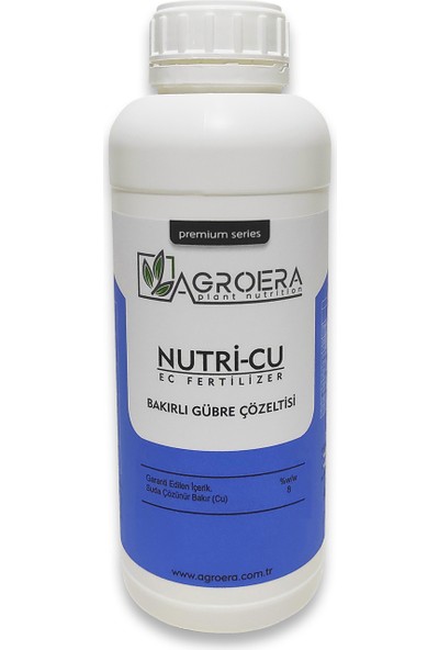 Agroera Bordo Bulamacı 1 Lt. (Kükürtlü Bakırlı Gübre Çözeltisi) Agroera Bordo Bulamacı 1 Lt. (Kükürtlü Bakırlı Gübre Çözeltisi)