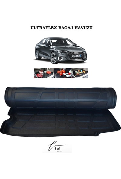 Lal Auto Audi A3 Sedan 2021 Sonrası 3D Bagaj Havuzu Lal Auto Audi A3 Sedan 2021 Sonrası 3D Bagaj Havuzu
