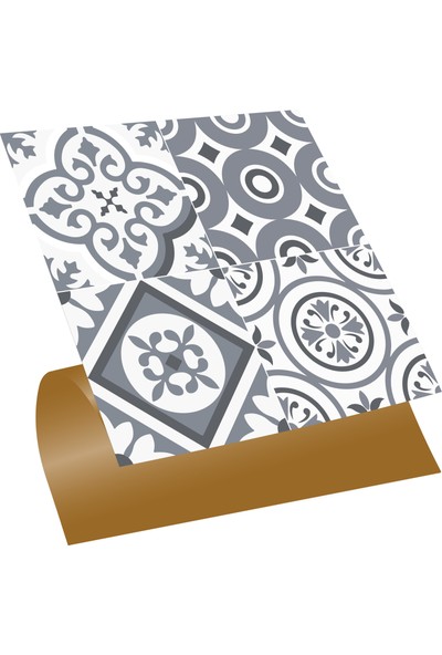 Tink Kendinden Yapışkanlı Banyo Kaplama Geometrik 010 Karma Desenli Pvc Karo 30x30 cm 11 Adet 1m2 Tink Kendinden Yapışkanlı Banyo Kaplama Geometrik 010 Karma Desenli Pvc Karo 30x30 cm 11 Adet 1m2