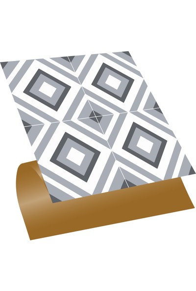 Tink Kendinden Yapışkanlı Mutfak Kaplama Geometrik 031 Desenli Pvc Karo 30x30 cm 11 Adet 1m2 Tink Kendinden Yapışkanlı Mutfak Kaplama Geometrik 031 Desenli Pvc Karo 30x30 cm 11 Adet 1m2