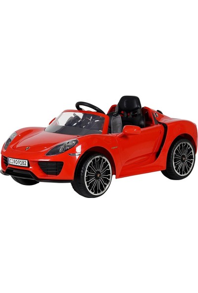 Rollplay Porsche 918 Spyder Akülü Araba 12V W418QHG4 Kırmızı Rollplay Porsche 918 Spyder Akülü Araba 12V W418QHG4 Kırmızı
