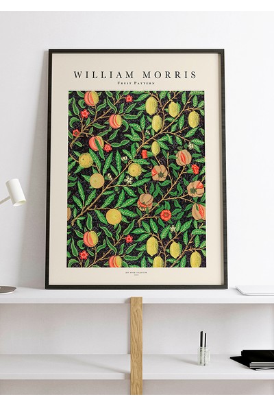 Art House Collective William Morris Poster Fruit Pattern Tablo Ölçülerinde ve Yüksek Çözünürlükte Çerçevesiz Poster Art House Collective William Morris Poster Fruit Pattern Tablo Ölçülerinde ve Yüksek Çözünürlükte Çerçevesiz Poster