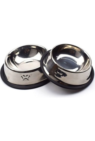 Adil Baba 15 cm Paslanmaz Çelik Mama ve Su Kabı Adil Baba 15 cm Paslanmaz Çelik Mama ve Su Kabı