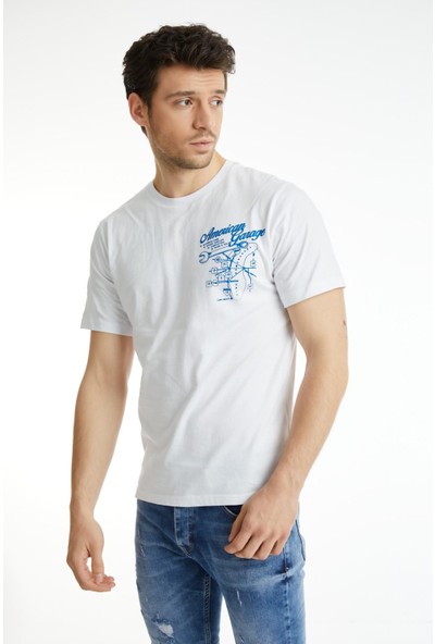 Five Pocket FPTSHY22E012 Bisiklet Yaka Relax Erkek T-Shirt