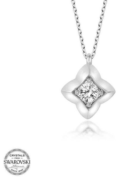 York Nevada Swarovski Taşlı Gümüş Dörtgen Kadın Kolye York Nevada Swarovski Taşlı Gümüş Dörtgen Kadın Kolye