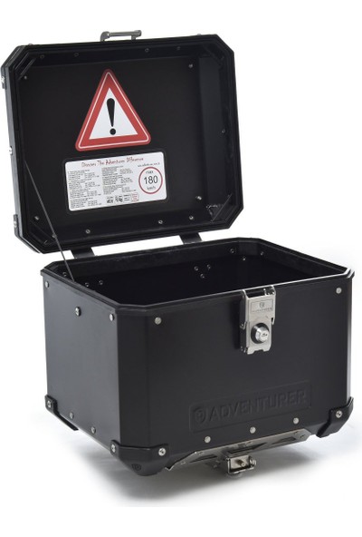 Adventurer Cf Moto Nk 650, Arka Çanta 50 Litre Siyah Set Aksesuar Olmasın